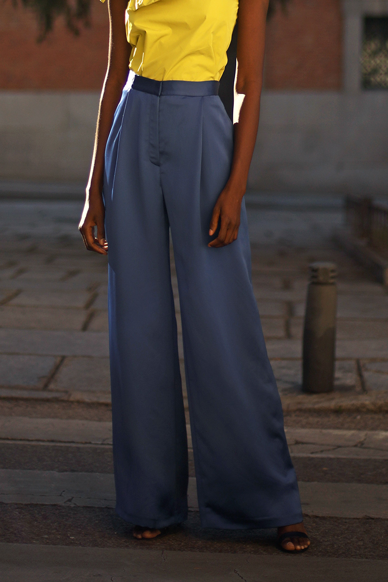 PANTALÓN JILMA AZUL MARINO - Flappers Concept